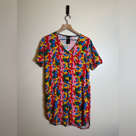 Nooworks | Dresses | Nooworks Andie Shirt Dress Macarena Print | Poshmark